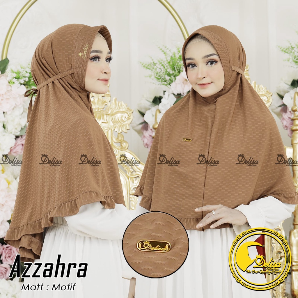 ฮิญาบสําเร็จรูป Jumbo Azzahra By Delisa Collection | Shopee Thailand