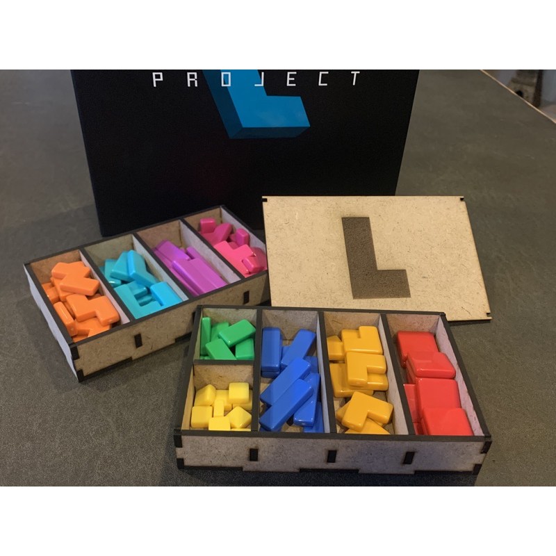 [Laser Cut] Project L Boardgame: Wooden Organizer | Shopee Thailand
