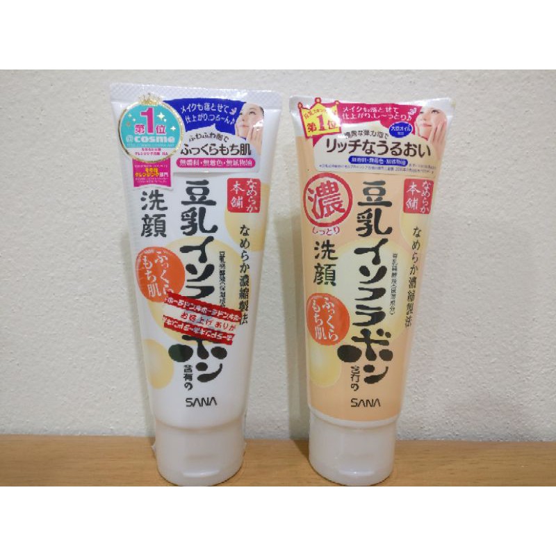 SANA Soy Milk Cleansing Foam 150g โฟม เต้าหู้ สูตรเข้มข้น เพิ่มมอยซ์เจอไรเซอร์ให้ความชุ่มชื่น ...