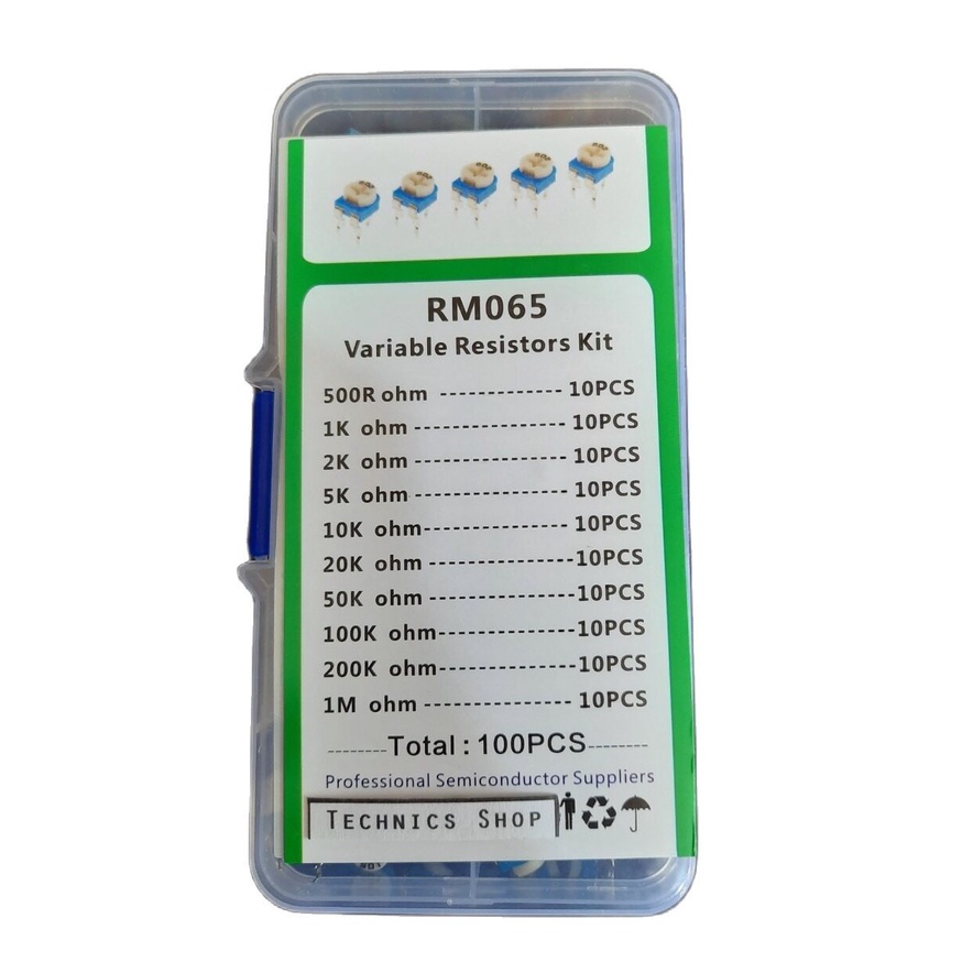 ตัวต้านทานปรับค่าได้ RM065 Variable Resistor Kit Box จำนวน 1 กล่อง ...
