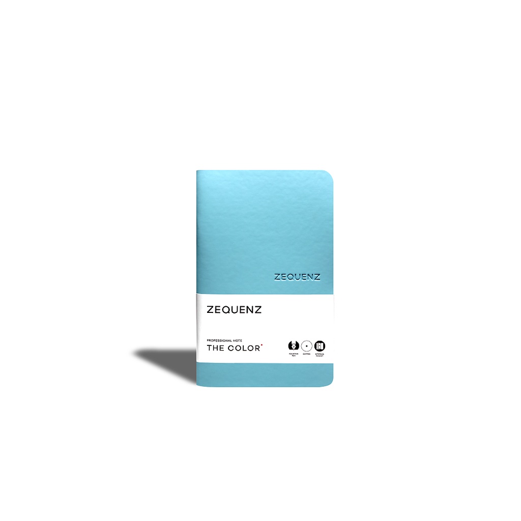 ZEQUENZ THE COLOR Professional Noteสีฟ้าอมเขียวเทอร์คอยส์ Turquoise ...