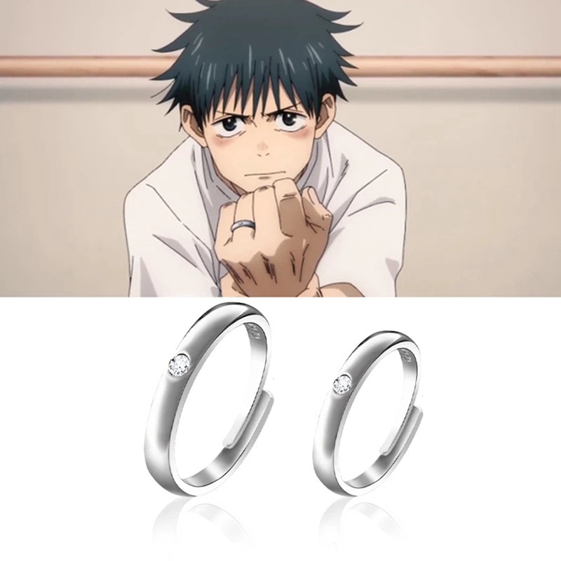 Anime Jujutsu Kaisen Okkotsu Yuta Cosplay Ring Prop Jewelry Adjustable ...