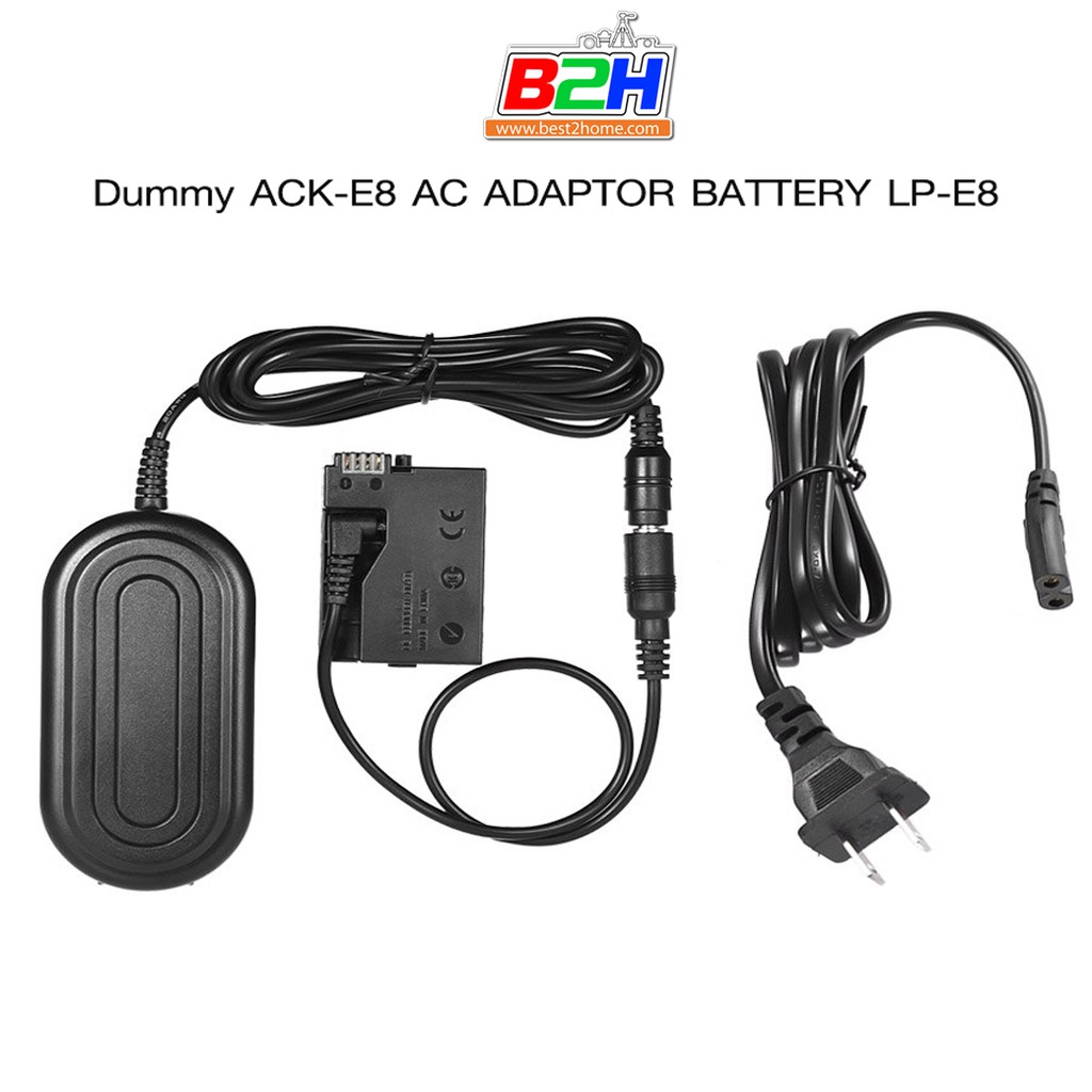 Dummy Battery ACK-E8 AC Adapter Battery LP-E8 for Canon 700D 650D 600D ...