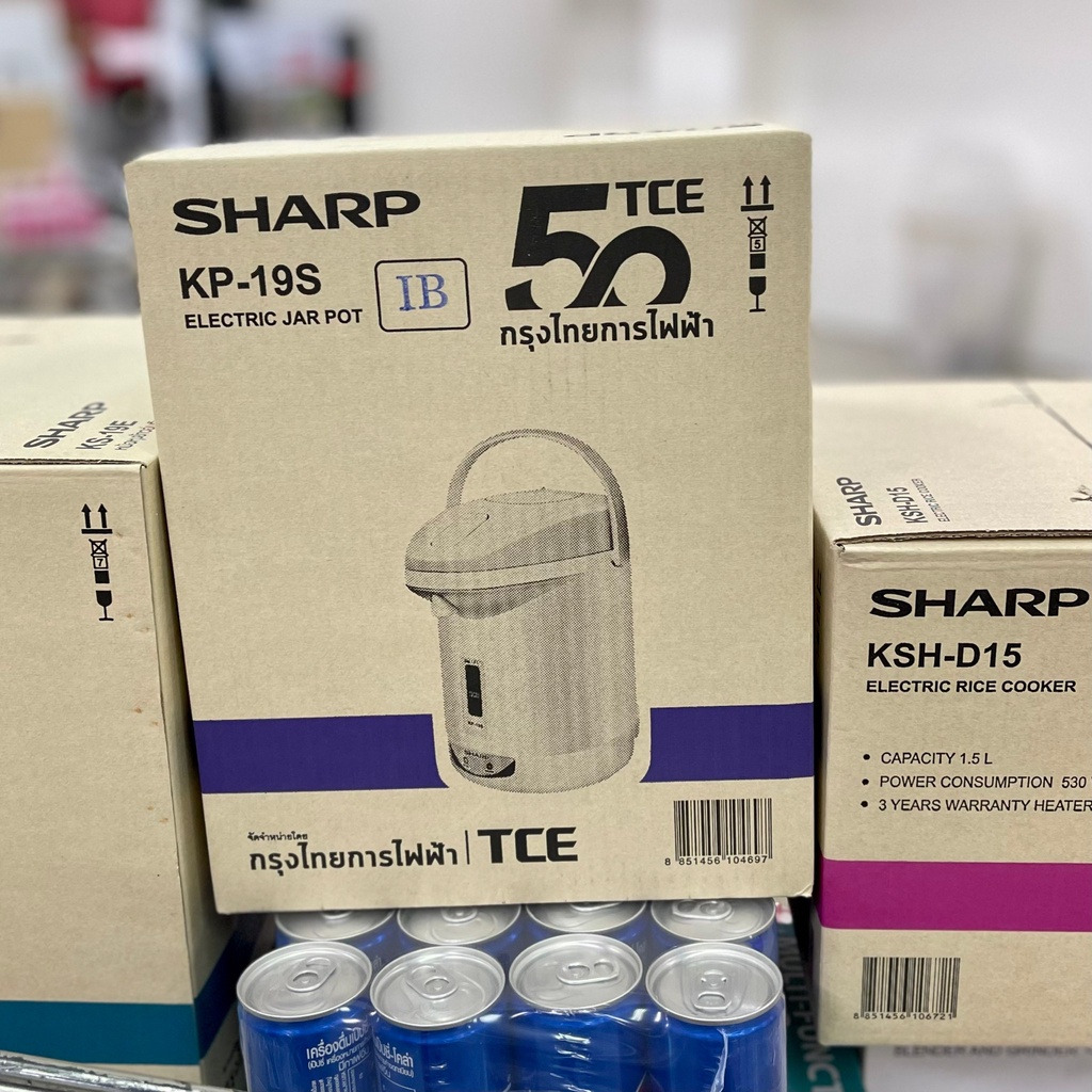 SHARP [KP-19S กระติกน้ำร้อน ชาร์ป 1.8 L ลิตร] Electric Jar Pot ชาร์ป ...