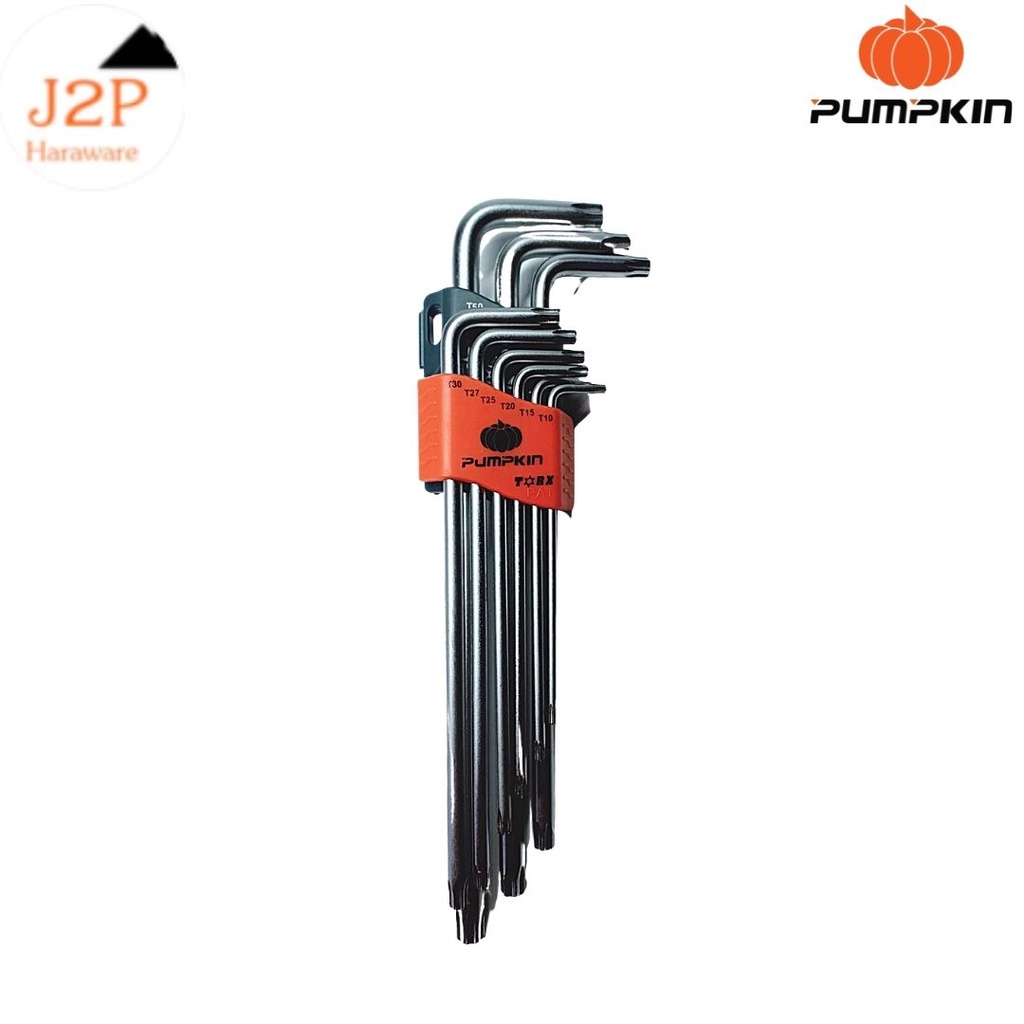 PUMPKIN ประแจหกเหลี่ยม 9ตัว/ชุด รุ่น PTT-TQH9XL (28504) หกเหลี่ยมโอซาก ...