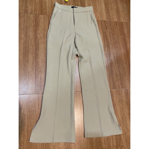 กางเกงขายยาว Fashion Store รุ่น Lisa Pant SizeM สี Tan (ครีม)มีตำหนิ ...