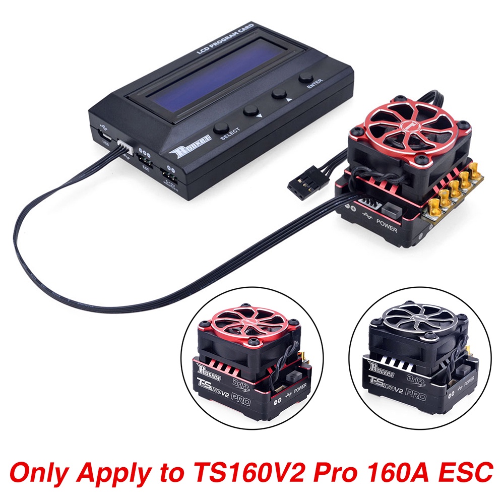 การ์ดโปรแกรม สําหรับ Rocket Turbo TS160 Hobbywing XeRun EzRun QuicRun ...