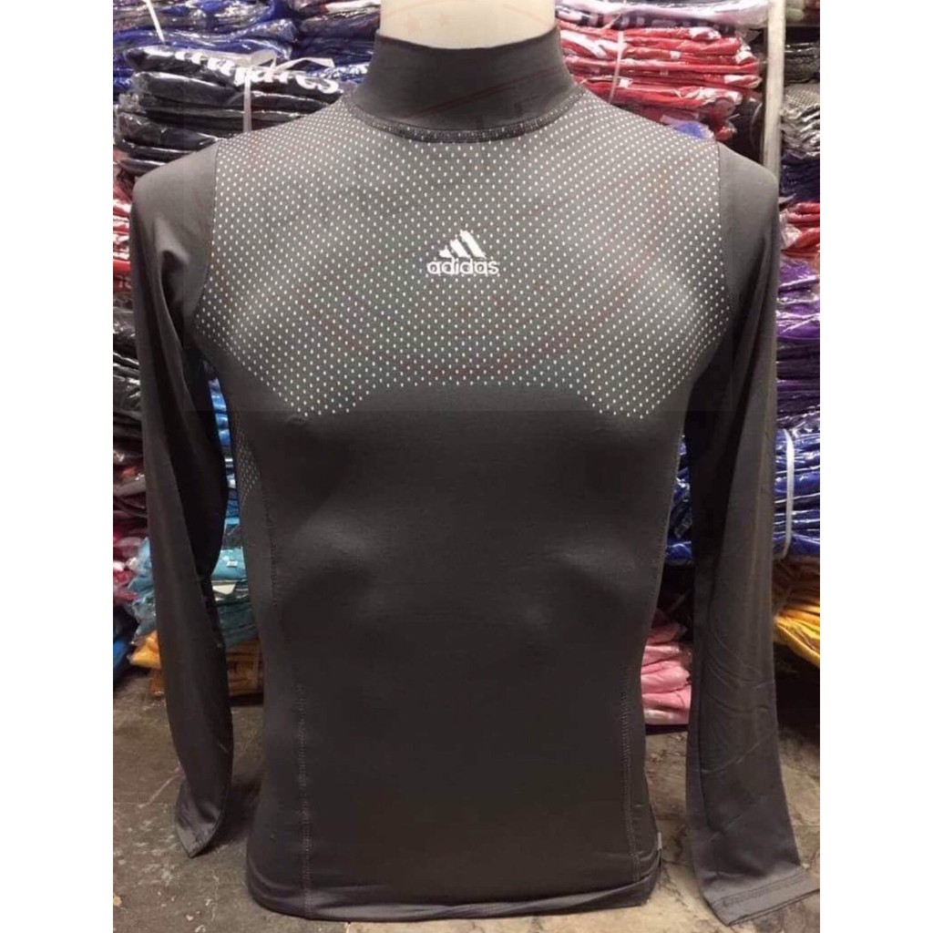 adiNEWเสื้อเล่นกีฬาแขนยาว เสื้อรัดกล้ามแขนยาว สำหรับเล่นกีฬากลางแจ้ง บอ ...