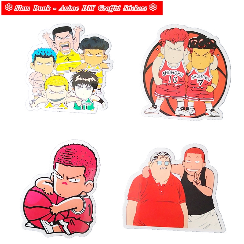 Slam Dunk - Anime DIY Graffiti สติ๊กเกอร์ 1Pc Waterproof DIY Fashion ...