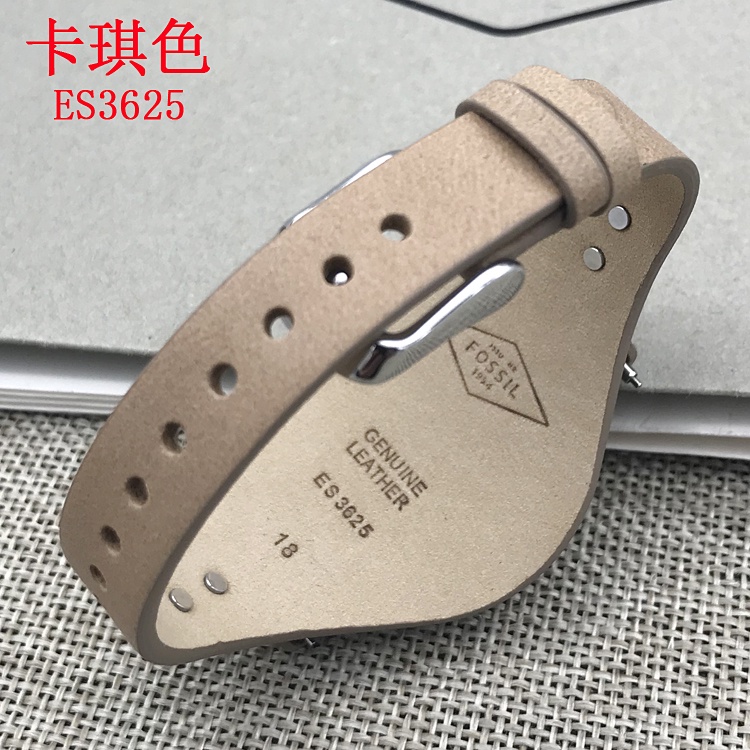 สายนาฬิกาข้อมือ 18 มม. สําหรับ FOSSIL tali jam ES3625 ES3616 ES4113 ...