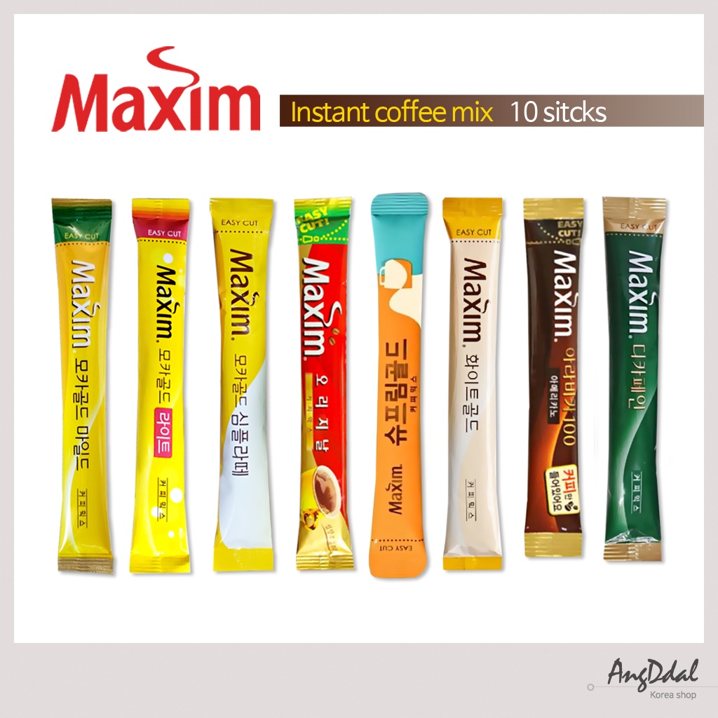 [Maxim] ชุดกาแฟ / มอคค่าโกลด์ มายด์ / มอคค่าโกลด์ไลท์ / มอคค่าโกลด์ ซิมลาเต้ / ออริจินัล / ซูพ ...