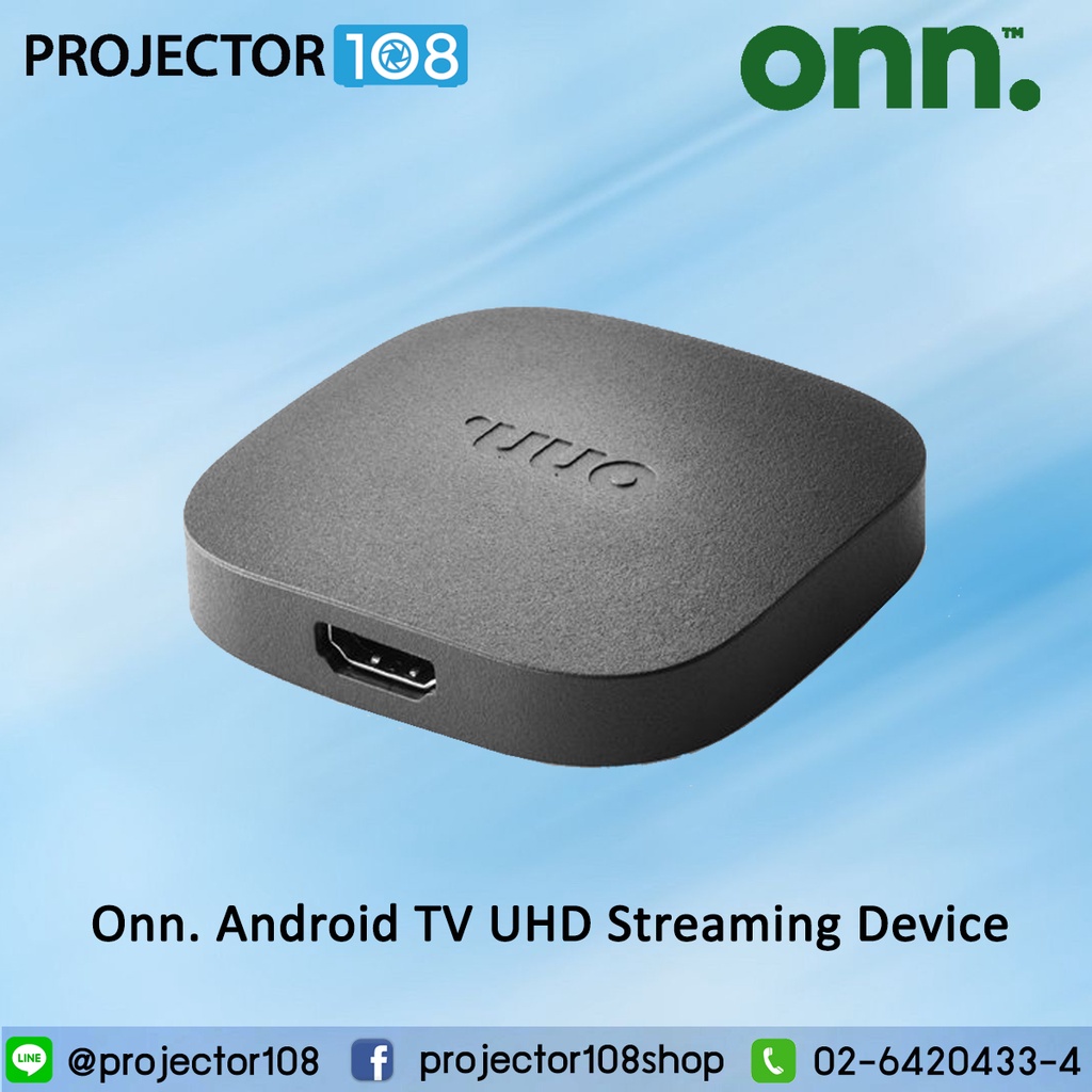 ONN Android TV UHD Streaming Box 4K Streaming Device, Chromecast Built ...