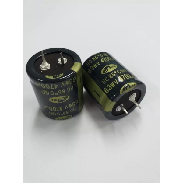 4700UF/63V คาร์ปาซิลเตอร์ คุณภาพเกรดเอจำนวน 2 ตัว | Shopee Thailand