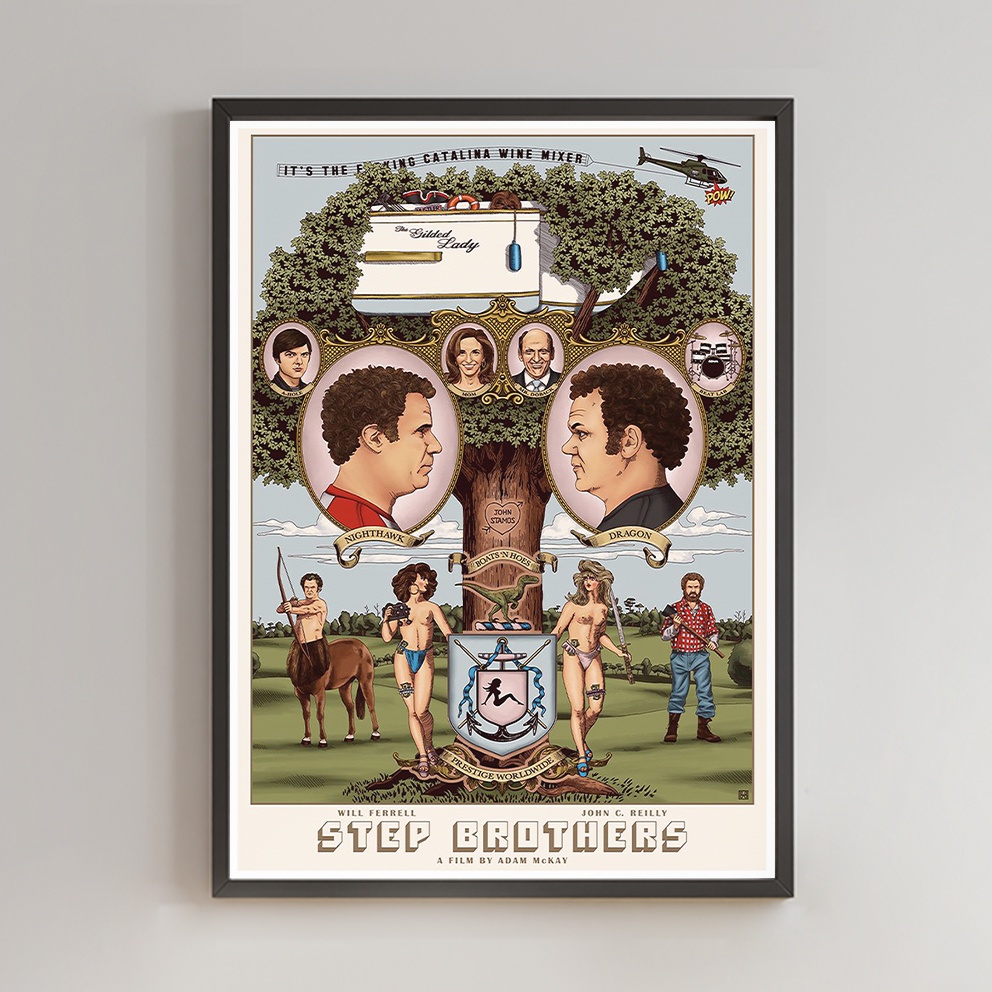 Step Brothers Poster โปสเตอร์ภาพขนาด 33X48 cm | Shopee Thailand