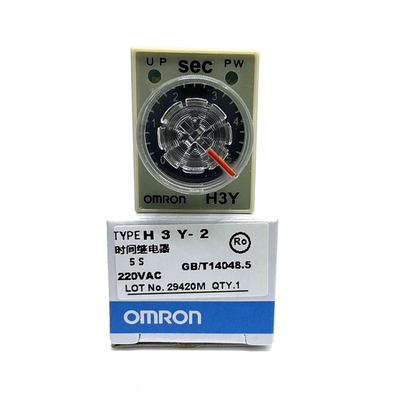 ทามเมอร์ H3Y-2 OMRON ไฟ220VAC มี3S, 5S, 10S, 30S, 60S, 5M, 10M, 30M, 60M | Shopee Thailand