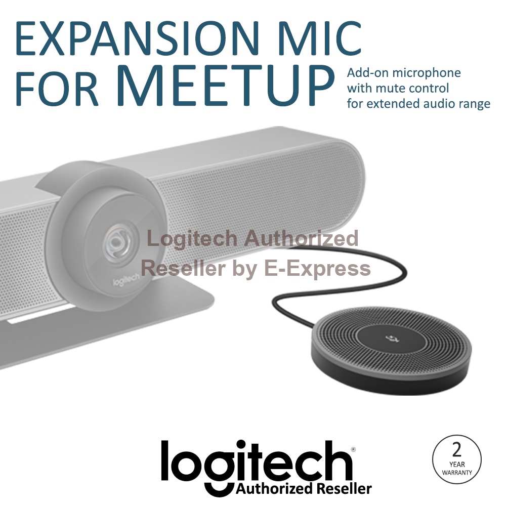 Logitech Expansion Mic For Meetup ของแท้ ประกันศูนย์ 2ปี | Shopee Thailand