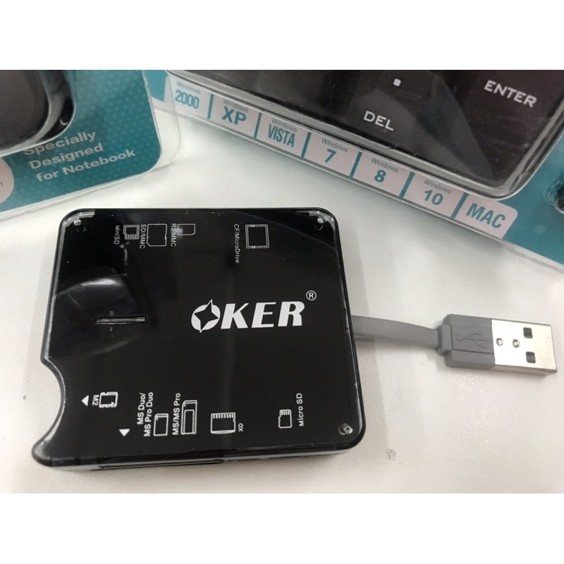 OKER Card Reader All in 1 รุ่น C-2004 ตัวอ่านการ์ดอ่านได้กับ หลากหลาย ...