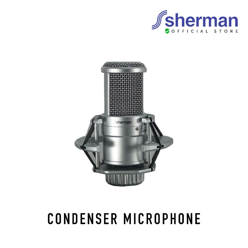 Sherman ชุดไมโครโฟน Condenser รุ่น MIC-212 | Shopee Thailand
