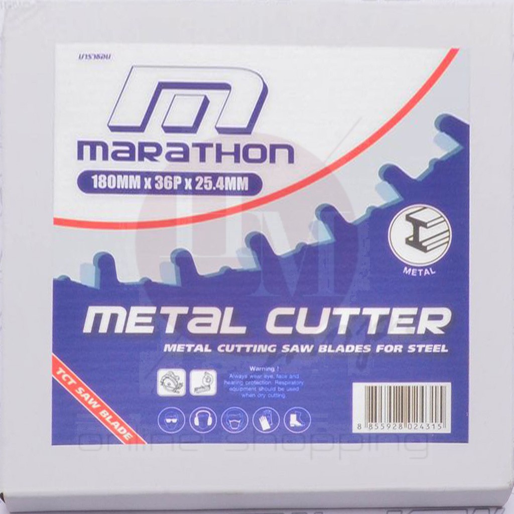 MARATHON METAL ใบเลื่อยตัดเหล็ก 7” ใบตัดเหล็ก7” ใบวงเดือน ใบตัดเหล็ก 7 นิ้ว ใบตัดเหล็ก 7” (180 ...