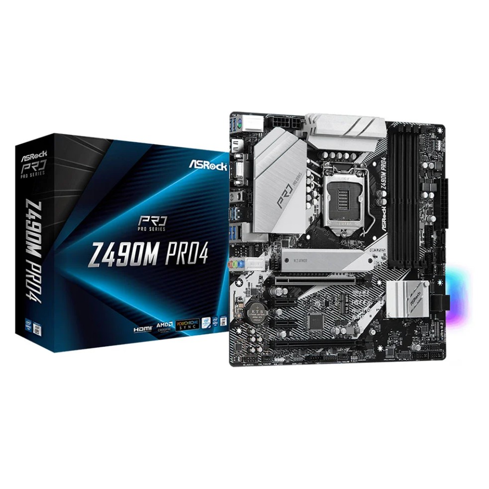 ASROCK Z490 PRO 4 MAINBOARD (เมนบอร์ด) Socket 1200 | Shopee Thailand