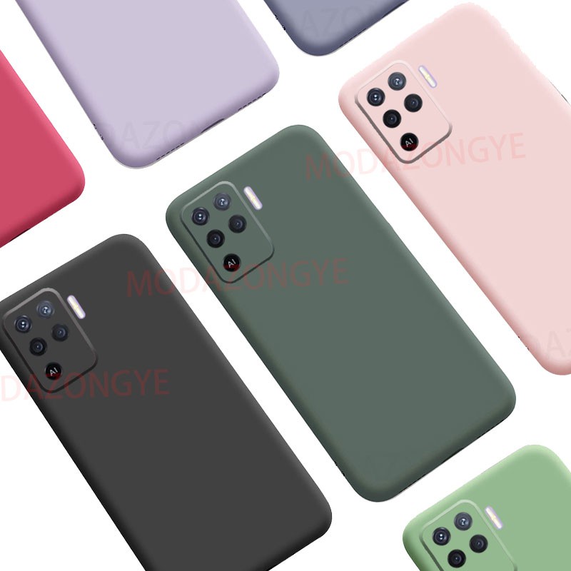 OPPO A94 เคส Soft Cover OPPOA94 A 94 กรณี กรณีซิลิโคน Liquid Silicone ...