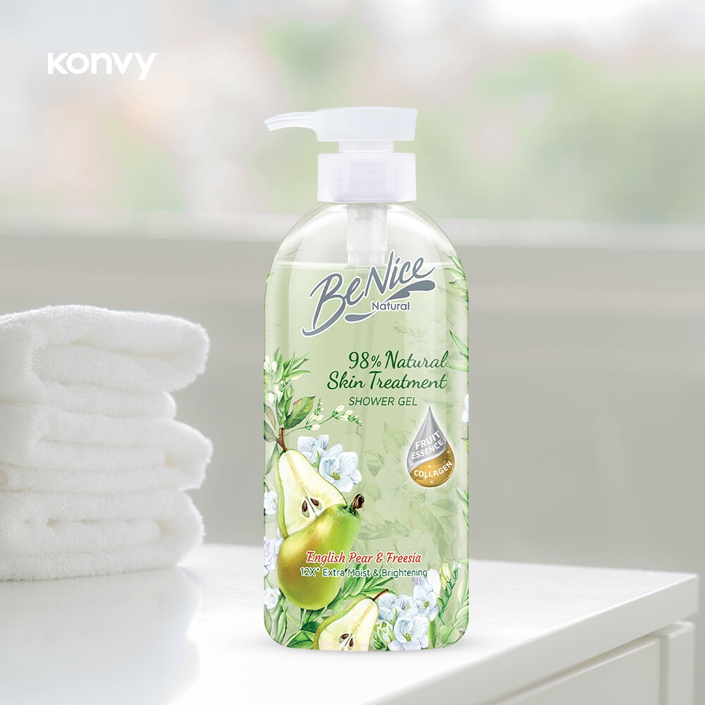 BeNice Shower Gel Natural บีไนซ์ เจลอาบน้ำ 450ml (Pomegranate & Avocado ...