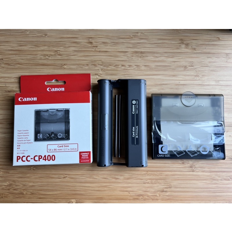 ถาดกระดาษขนาดนามบัตรของ Canon Selphy รุ่น PCC-CP400 พร้อมกระดาษขนาด ...