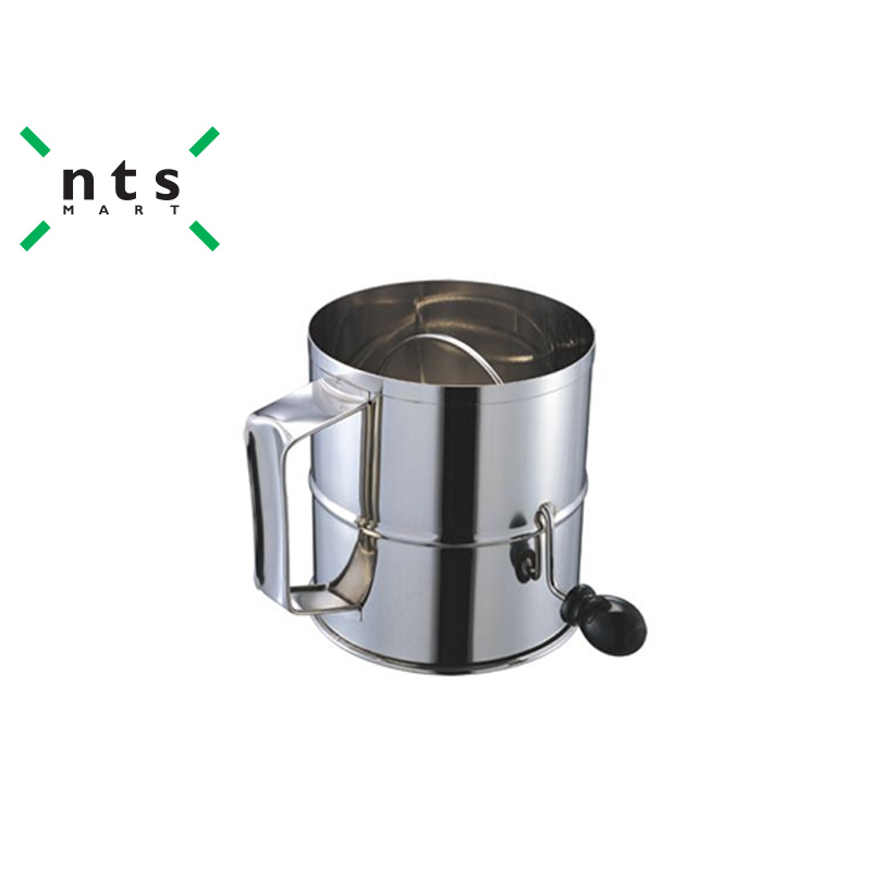 NTS เครื่องร่อนแป้งใช่มือหมุน เครื่องผสมแป้ง เครื่องร่อนแป้ง สแตนเลส NTS1-MFM | Shopee Thailand