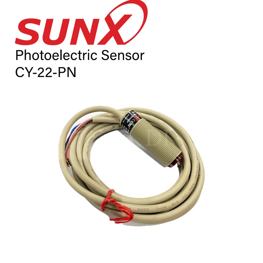 โฟโต้อิเล็กทริคเซนเซอร์ Photoelectric Sensor CY-22-PN ยี่ห้อ SUN X ...