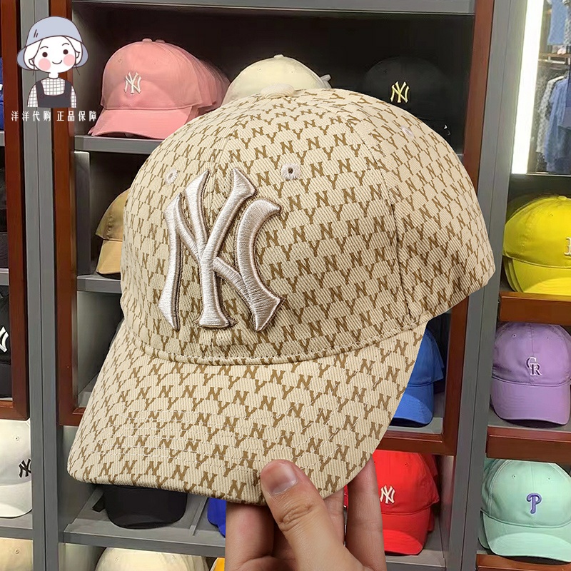 HOT MLB Hats ny Korean Hats ซื้อหมวกเบสบอลของแท้ หมวกเบสบอลปักลาย MIB ...