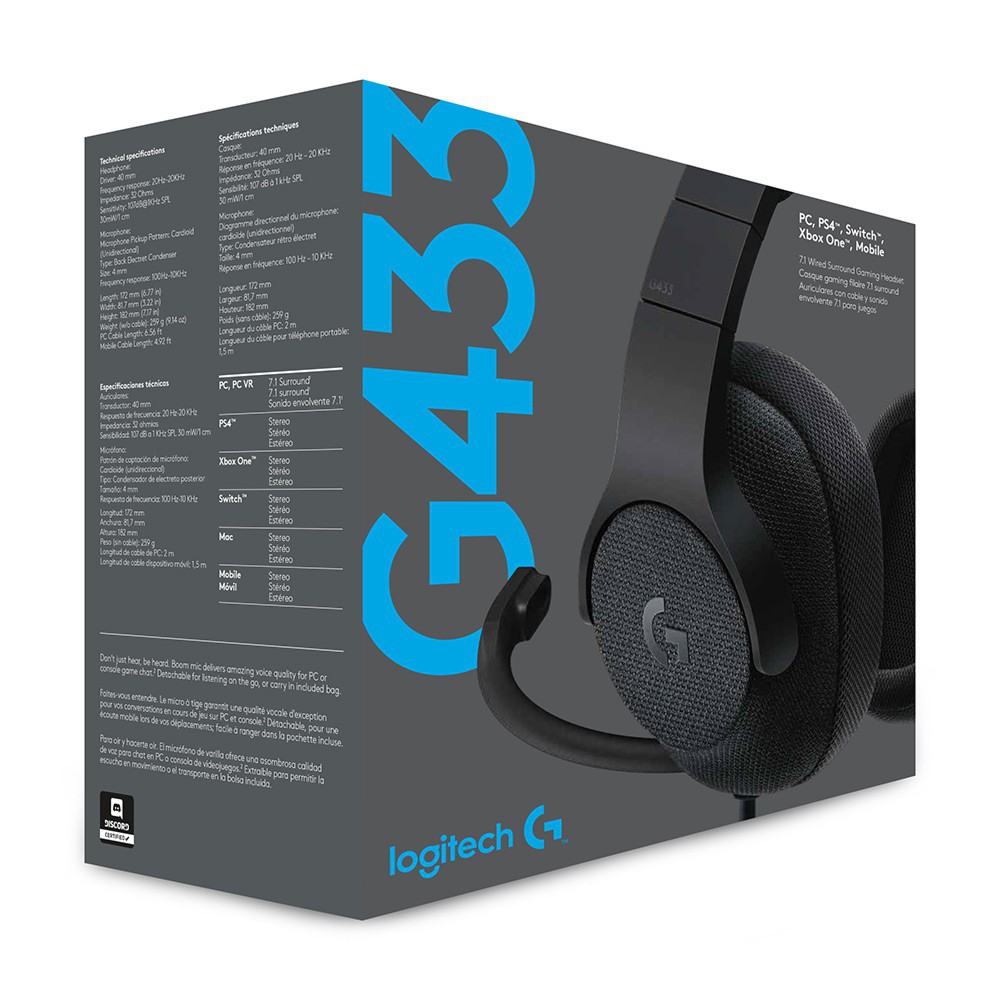 Logitech G433 Gaming Headset | Shopee Thailand