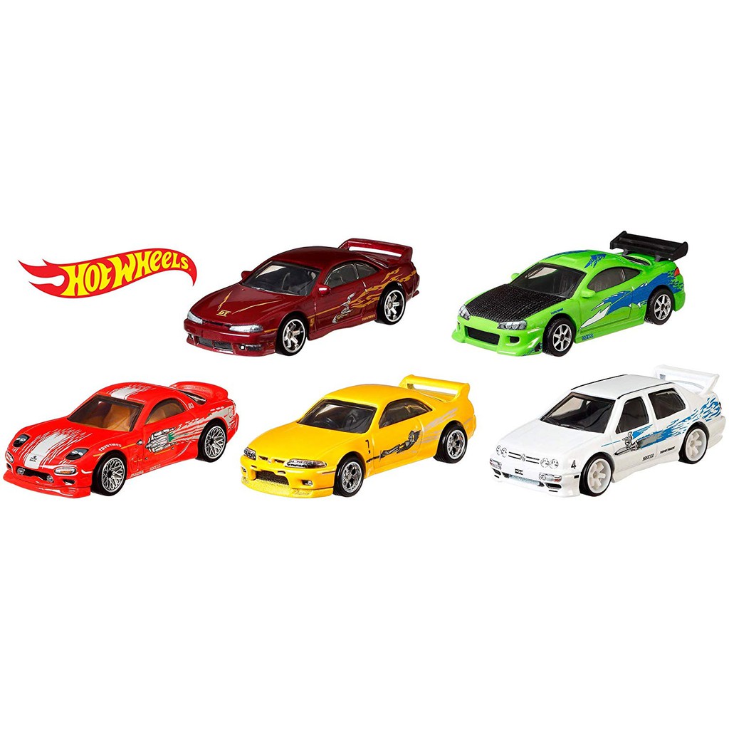 Hot Wheels Fast&Furious Features the Original Crew Box Set (5 car/ Set ...