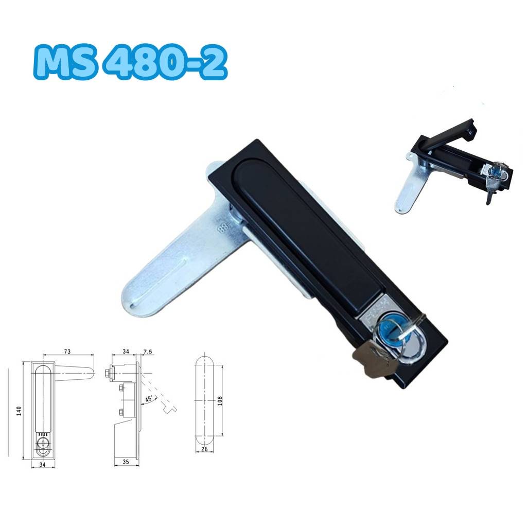 BF กุญแจล็อคตู้ กุญแจ MS-480-2 | Shopee Thailand