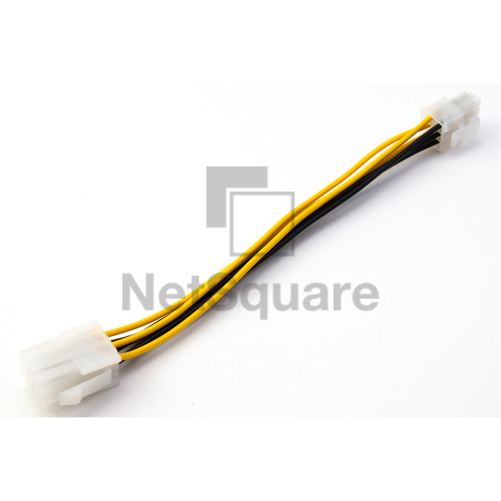 6-Pin Male to 6-Pin Female Extension Extend PCIe GPU Power Supply Cable ...