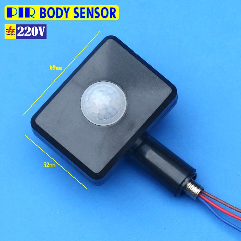 Pir AC 220V Body Motion Sensor Day Night สวิตช์เปิด-ปิดอัตโนมัติ 200 ...