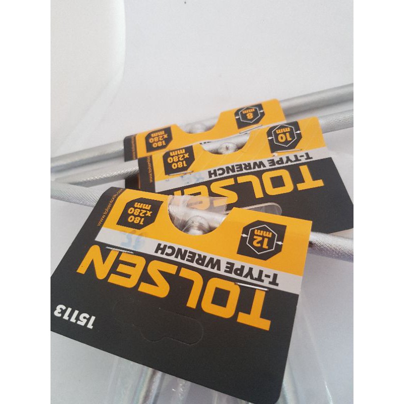 ประแจ บล็อคตัวT 📢เบอร์ 12 ,10, 8,ขนาด12x180x280mm. TOLSEN 15113,15112,15110, | Shopee Thailand