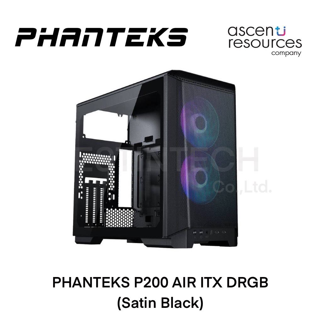 Case (เคส) PHANTEKS P200 AIR ITX DRGB (Satin Black) ของใหม่ประกัน 2ปี ...