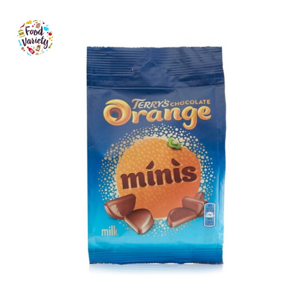 Terry's Chocolate Orange Minis Milk 95g เทอรี่ ซ็อกโกแลตสอดไส้น้ำมัน ...