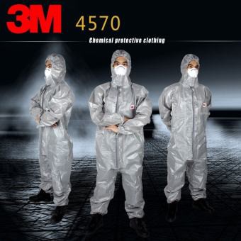 3M รุ่น 4570 ชุดป้องกันสารเคมี แท้ 100% | Shopee Thailand