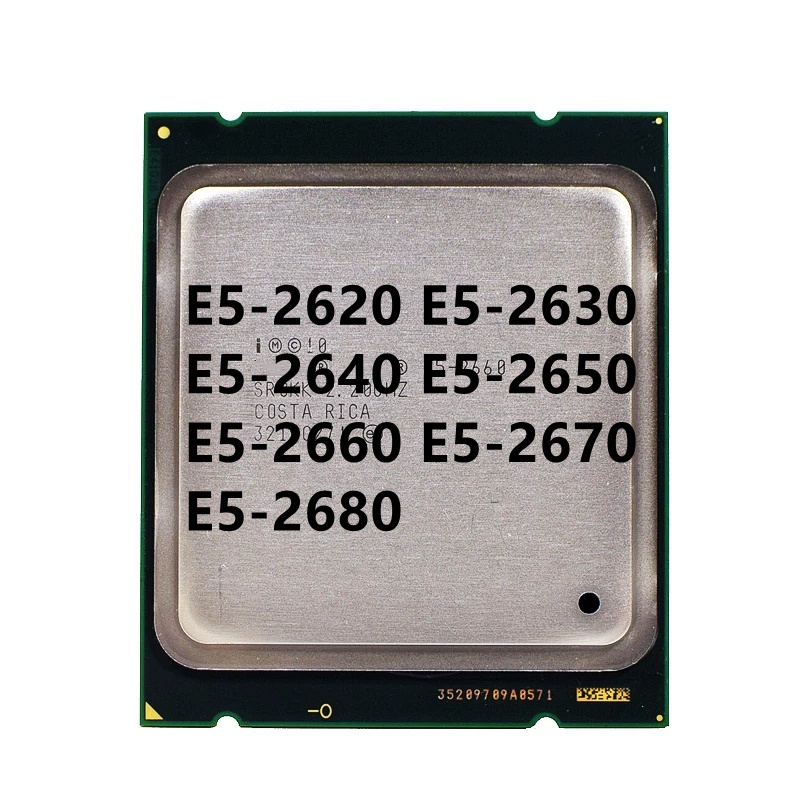 โปรเซสเซอร์ CPU E5-2620 E5-2630 E5-2640 E5-2650 E5-2660 E5-2670 E5-2680 ...