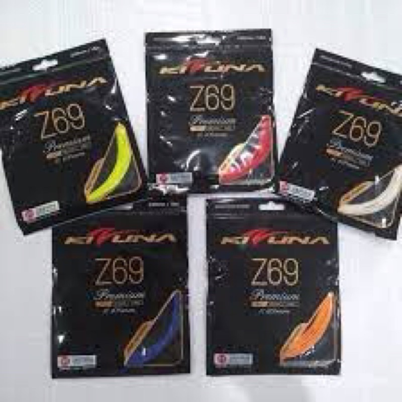 เอ็นแบดมินตันเส้นใหญ่ทนทาน KIZUNA-Z69 PREMIUM / BADMINTON STRING (MADE ...