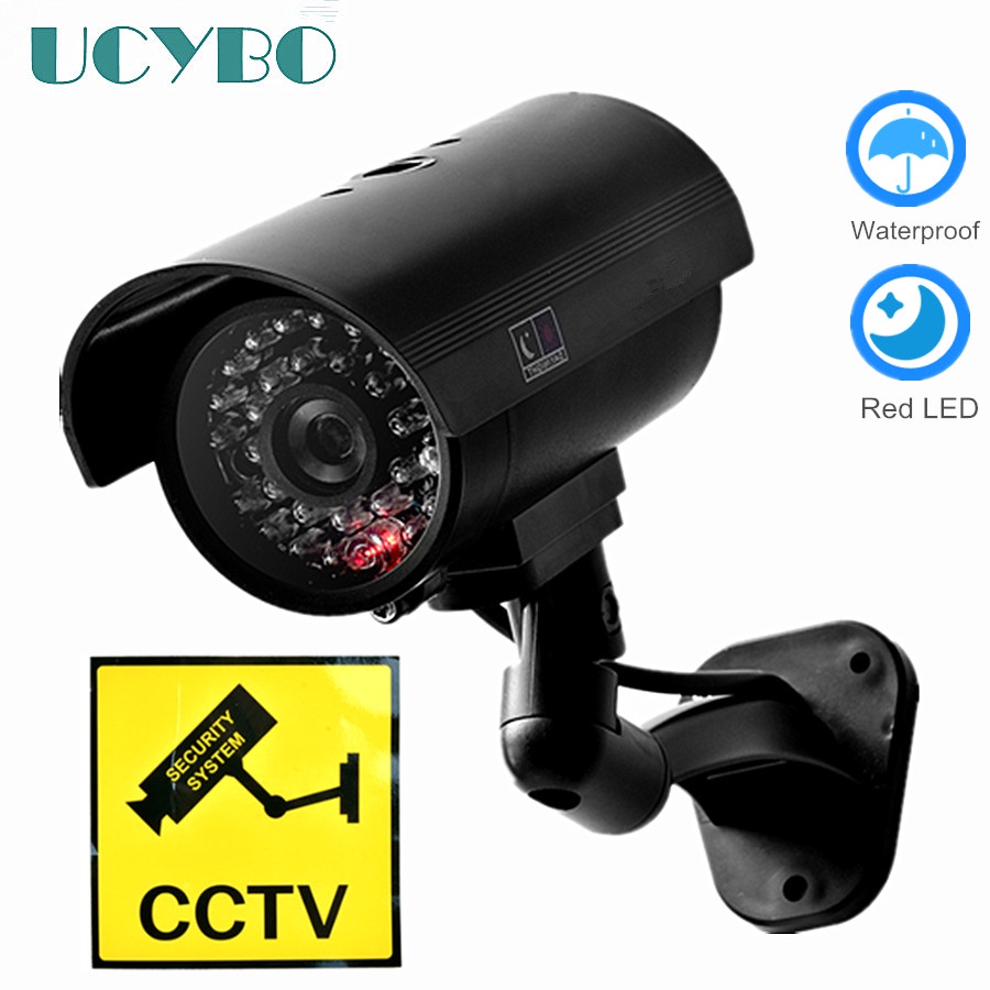 Fake Dummy camera security CCTV outdoor waterproof Emulational Decoy IR ...