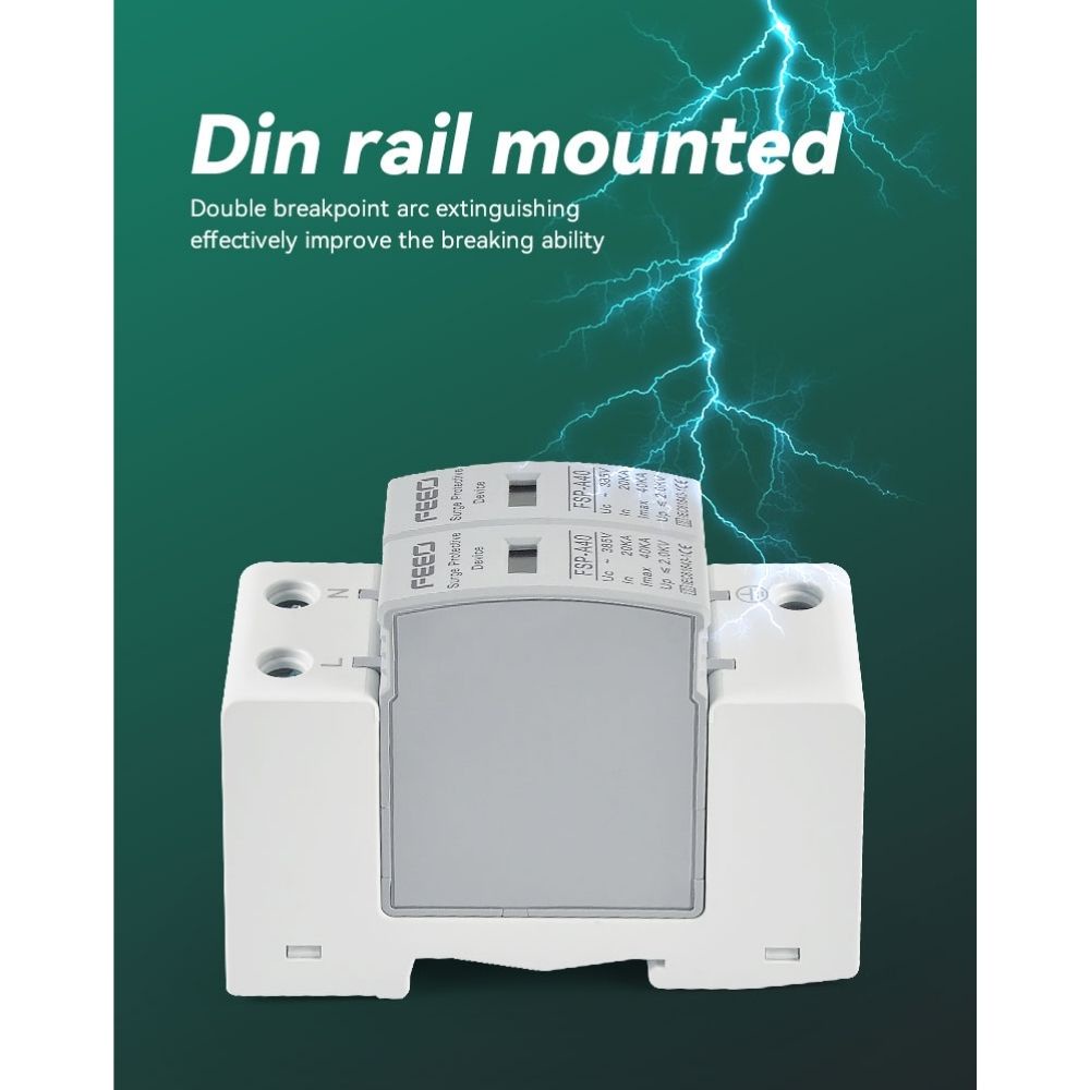 กันฟ้าผ่า SPD FSP-A40 2P 20-40kA 275VAC FEEO | Shopee Thailand