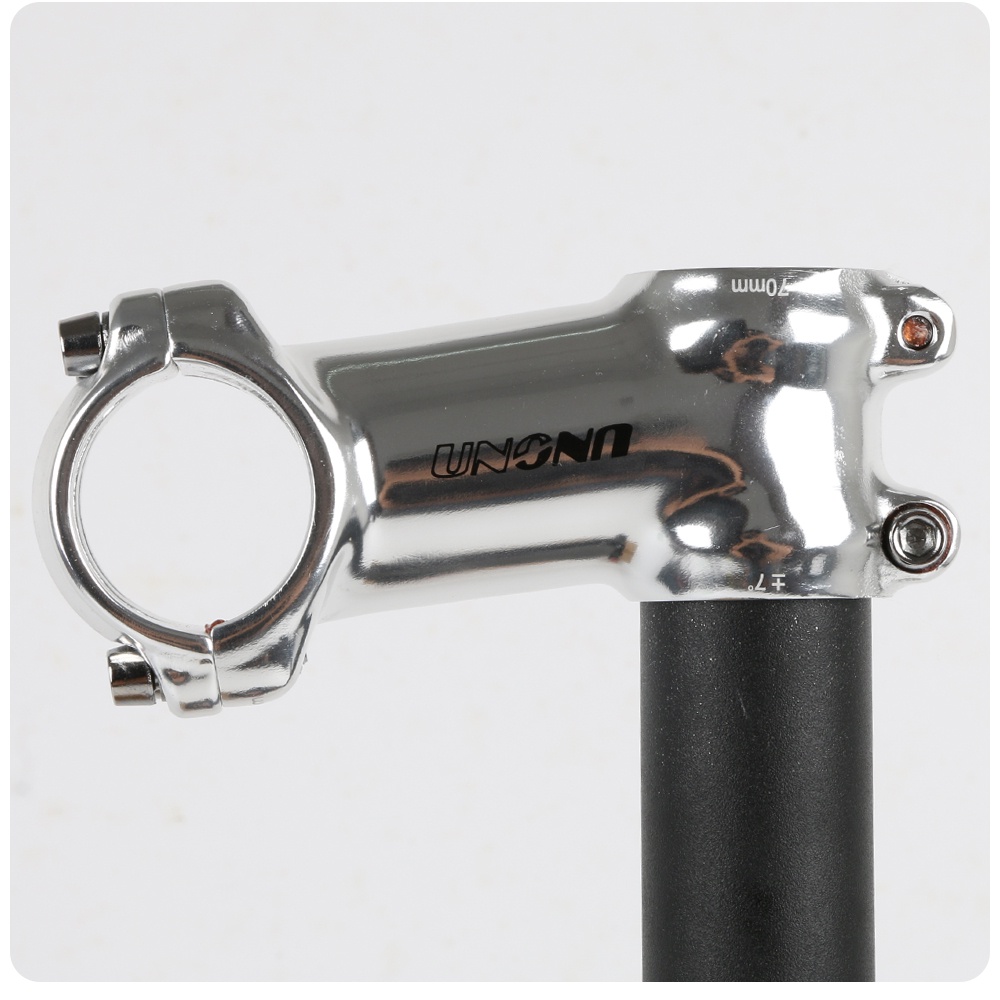 Uno Bike Stem 7/17/35 องศา Silver Mtb Stem สําหรับ 28.6 มม.ส้อมด้านหน้า ...