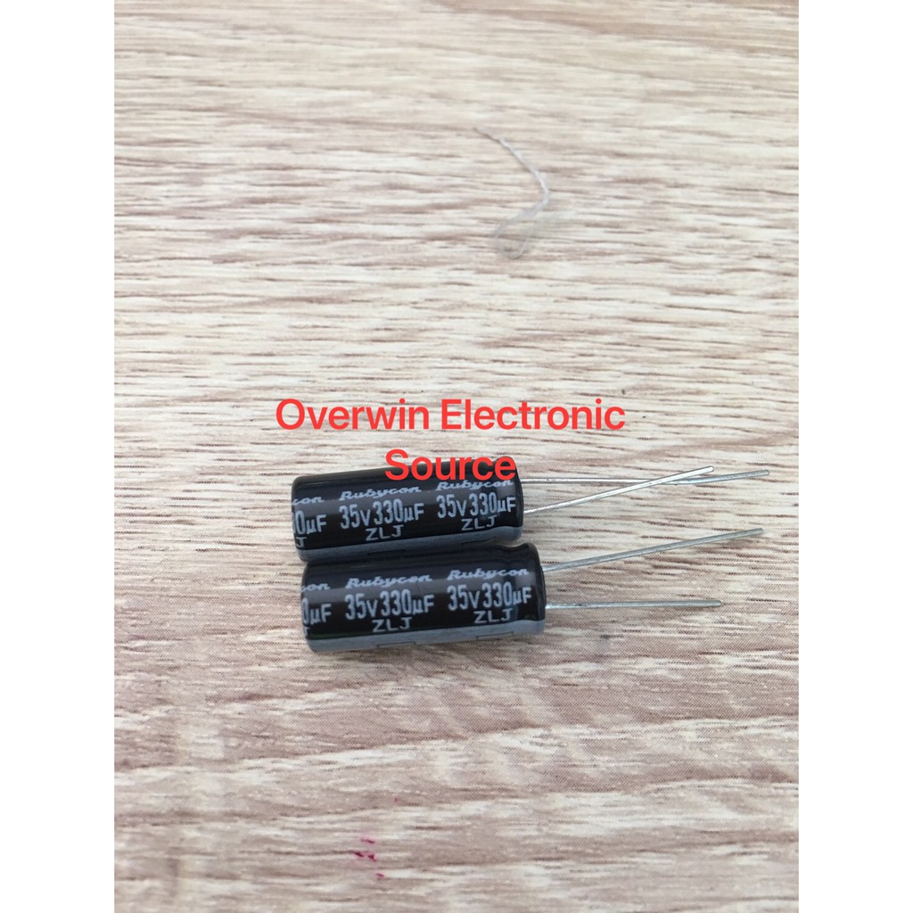 330UF 35V Rubycon ( 1 ชุด มี 5 ตัว ) | Shopee Thailand