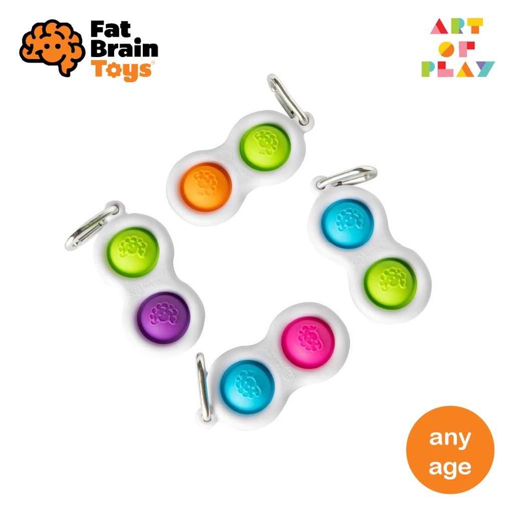 ของเล่นเหมาะสำหรับทุกวัย พวงกุญแจ Simpl Dimpl ของแท้จาก Fat Brain Toys | Shopee Thailand