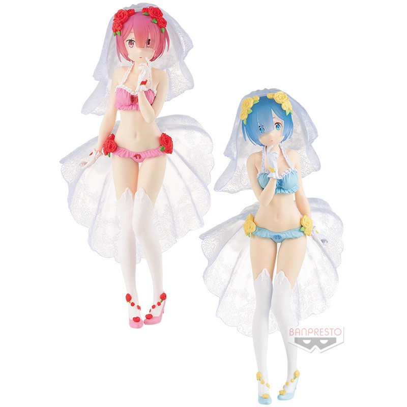 Re:Zero kara Hajimeru Isekai Seikatsu - Ram/Rem - EXQ Figure (Banpresto) | Shopee Thailand