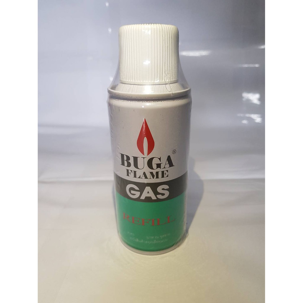 แก๊สกระป๋อง บูก้า BUGA FLAME GAS น้ำหนักรวม132 กรัม | Shopee Thailand