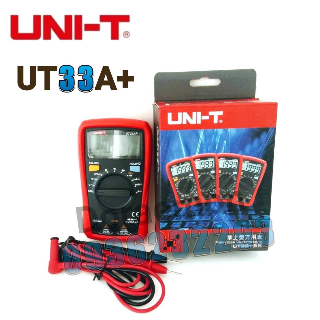 UNI-T UT33A+ digital multimeter meter digital มัลติมิเตอร์แบบดิจิตอล ... UNI-T UT33A+ digital multimeter meter digital มัลติมิเตอร์แบบดิจิตอล ...