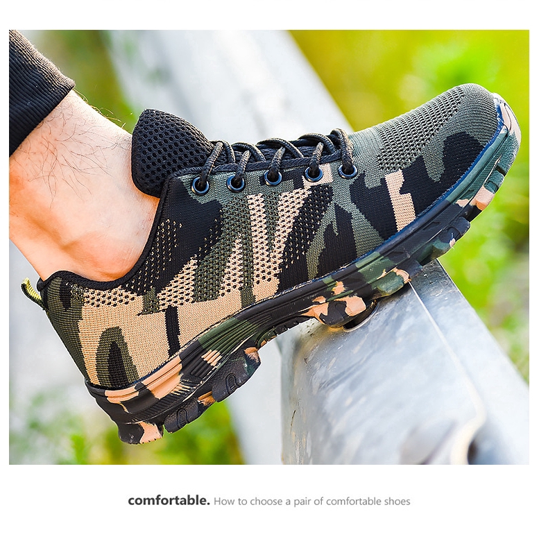 Iron Toe รองเท้าเซฟตี้ หุ้มข้อ หัวเหล็ก Safety Shoes ต่อต้านยอดเยี่ยม ...